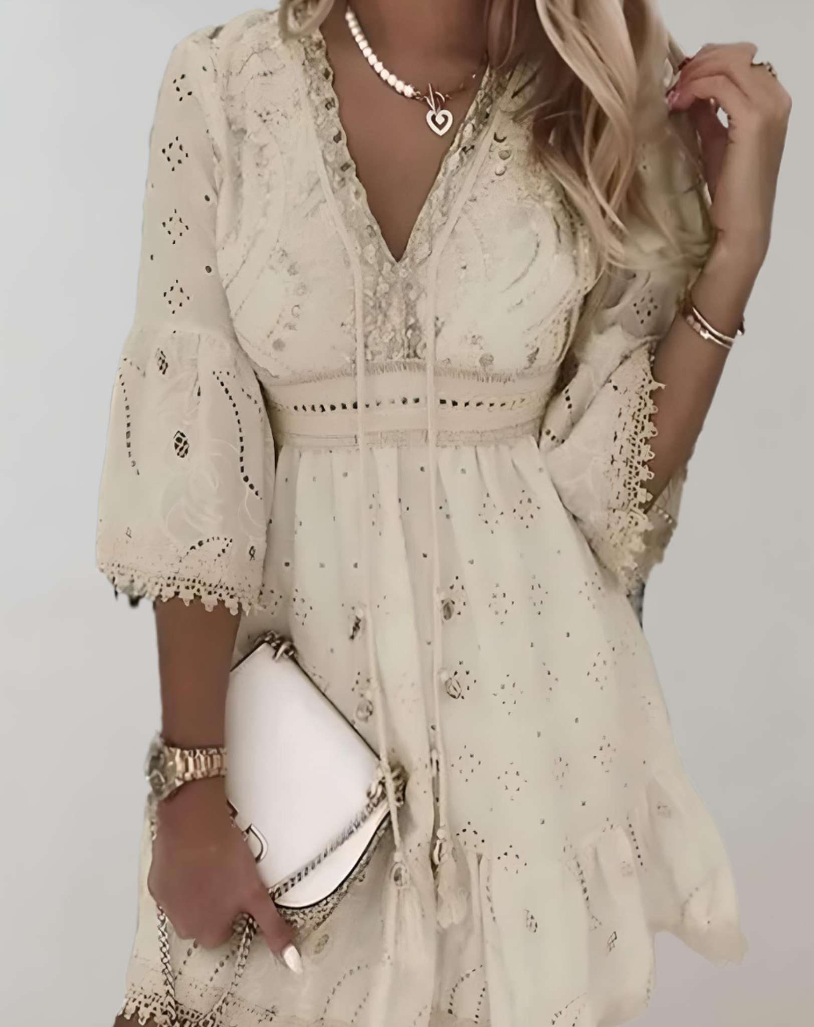 Laureen - Minikleid mit vollständig – moda-monica.de